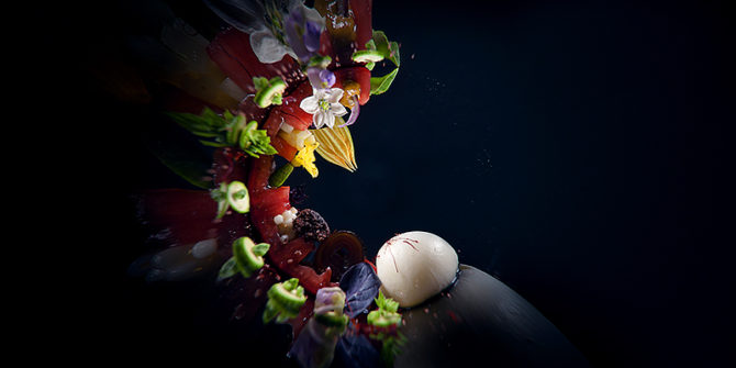 Tomato, Balloon of Mozzarella, Many Complimentary Flavors – The Alinea ...